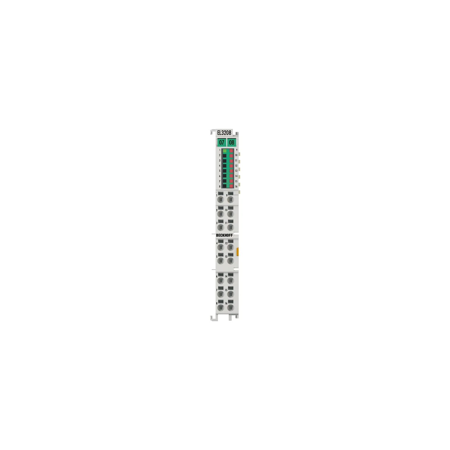خرید EL3208 | BECKHOFF | EtherCAT Terminal, 8-channel analog input, temperature, RTD (Pt100), 16 bit
