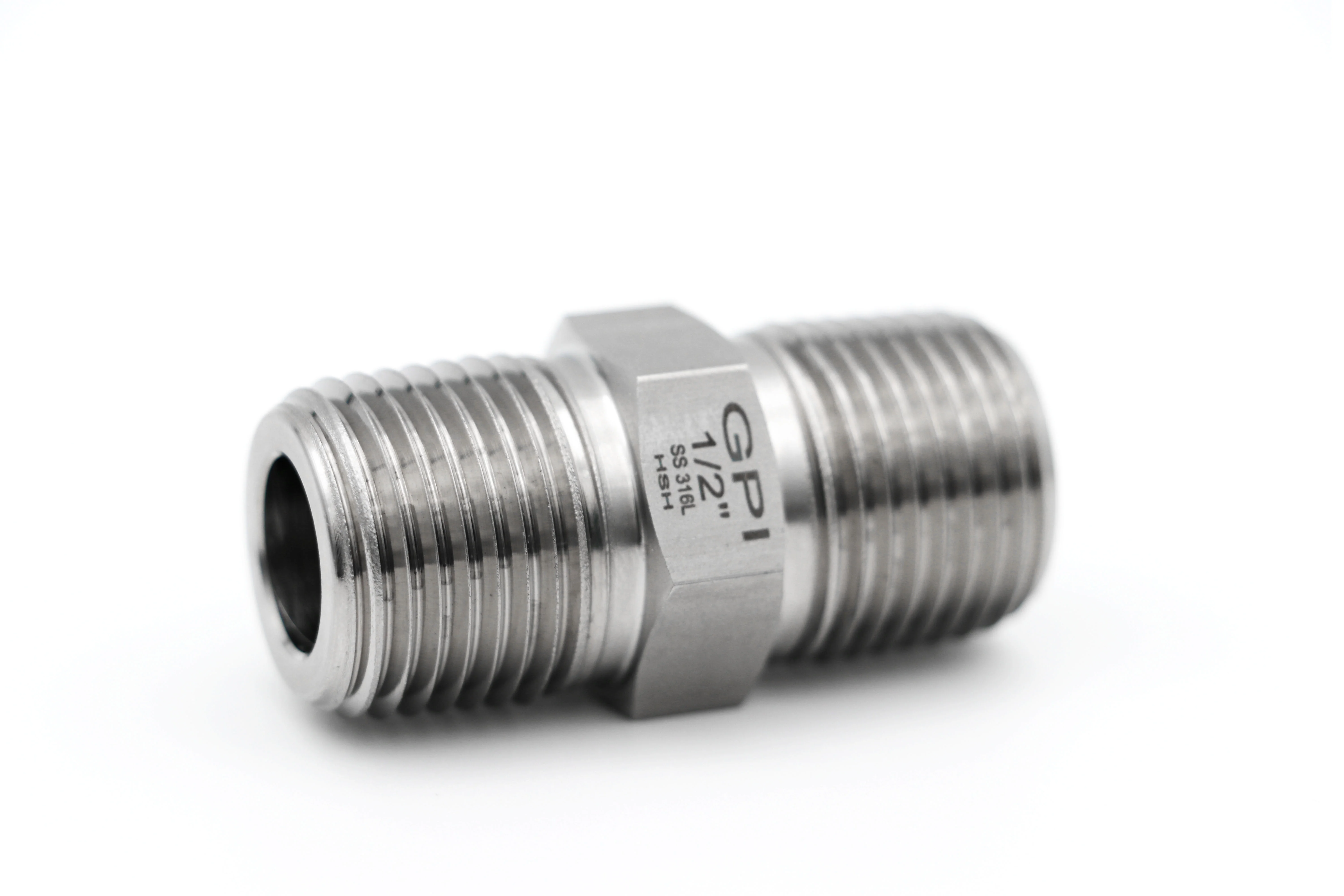 خرید SS316 HEX NIPPLE 1/2”NPT6000 PSI